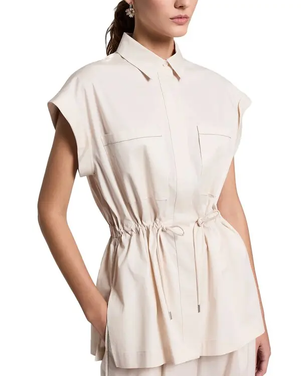 Peserico Drawstring Waist Shirt