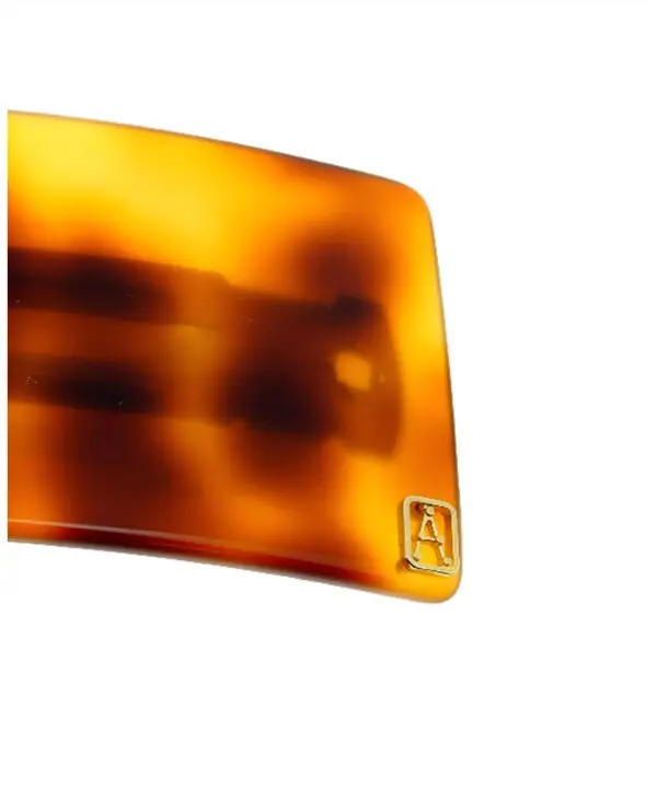Alexandre De Paris Acetate Barrette - Brown