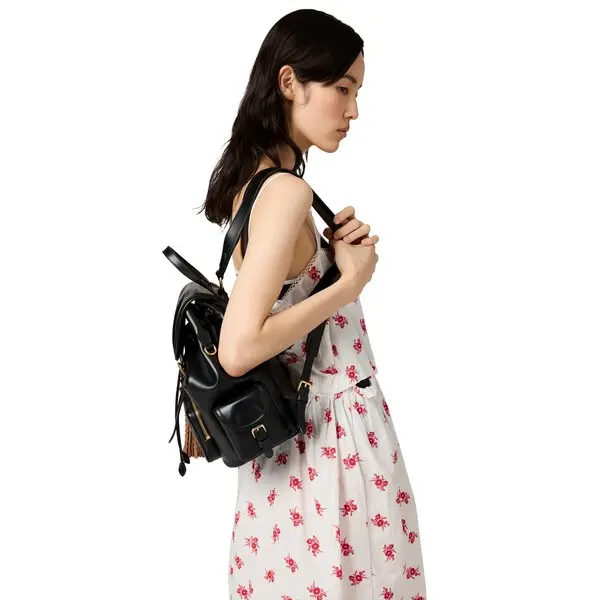 Miu Miu Leather Backpack