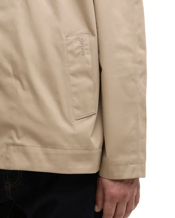 Barbour Short Rokig Waterproof Jacket - Washed Stone