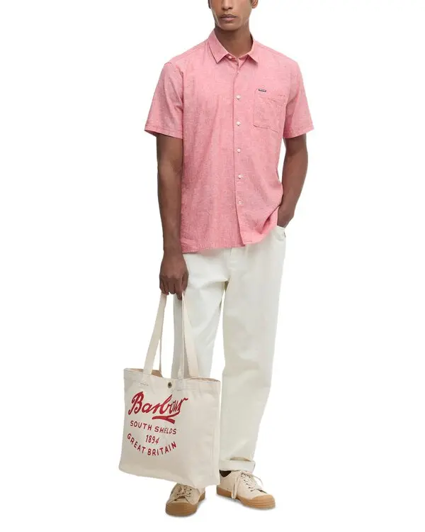 Barbour Script Logo Tote - Red Logo