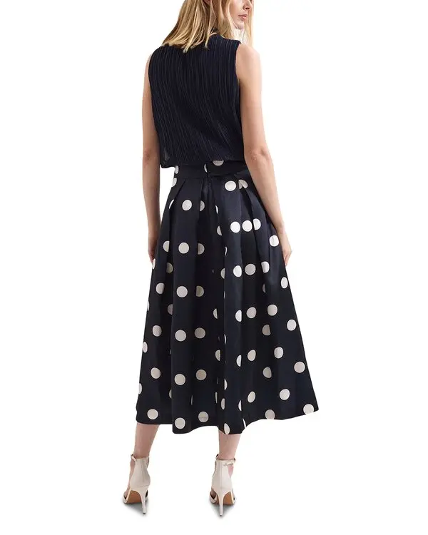 PHASE EIGHT Celeste Spot Print Skirt