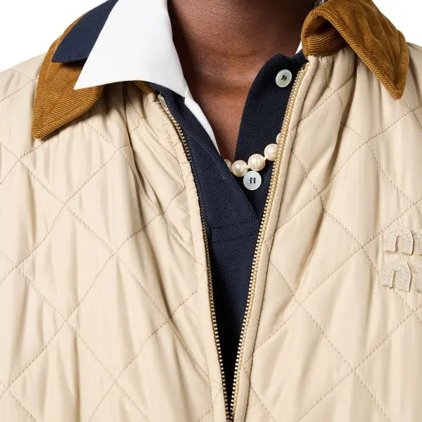 Miu Miu Technical Fabric Blouson Jacket