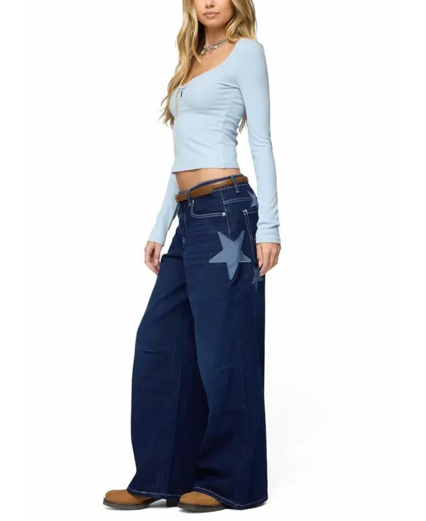 EDIKTED Keyhole Cutout Top