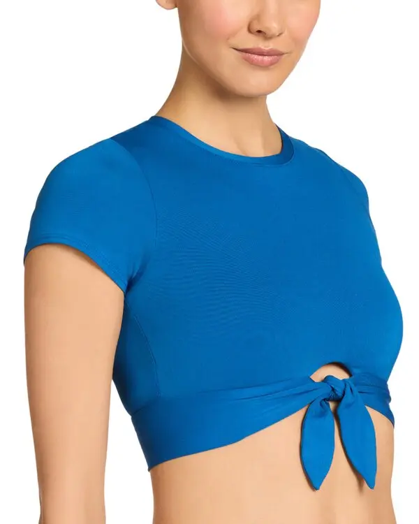 Robin Piccone Ava Swim Cropped Tee