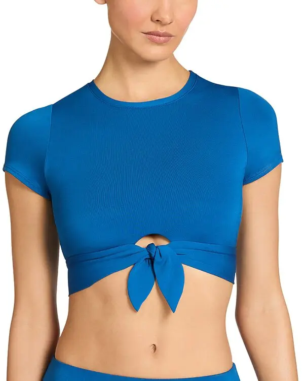 Robin Piccone Ava Swim Cropped Tee