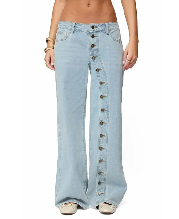 EDIKTED Adison Low Rise Baggy Jeans