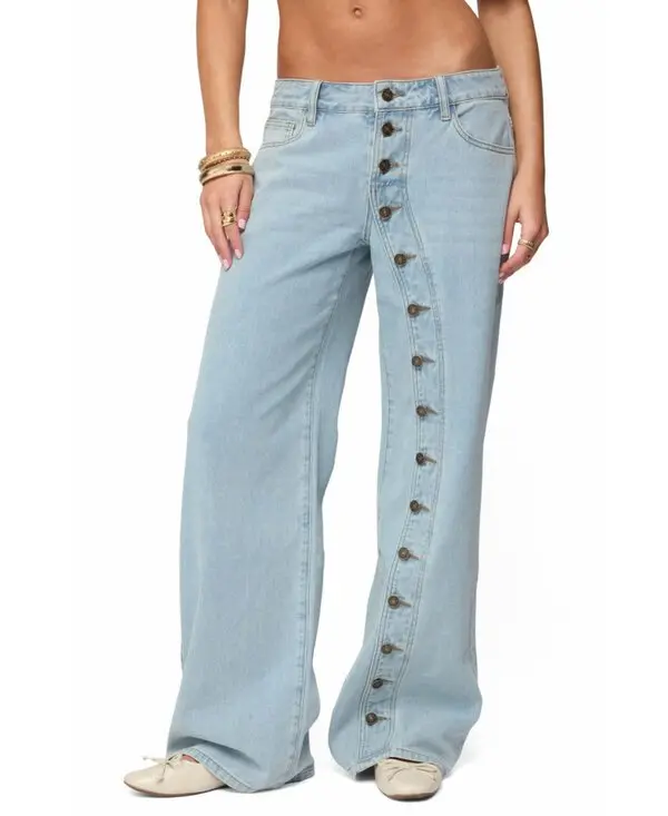 EDIKTED Adison Low Rise Baggy Jeans
