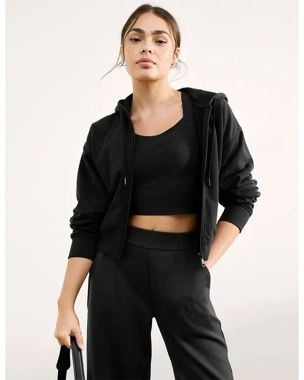 Beyond Yoga Spacedye Twist Cropped Tank - Darkest Night