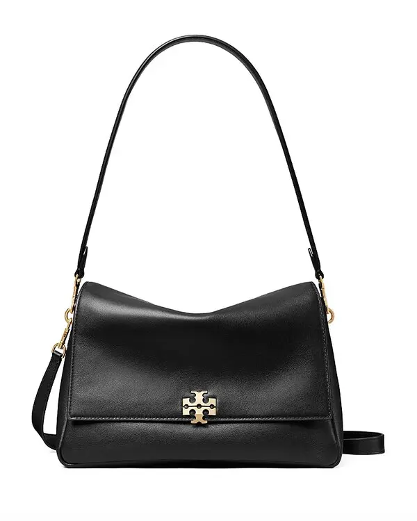 Tory Burch Leather Shoulder Bag - Black