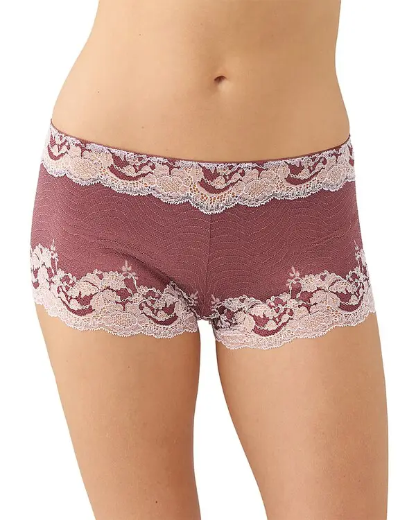 Wacoal Modern Affair Boyshort - Rose Brown/cradle Pink