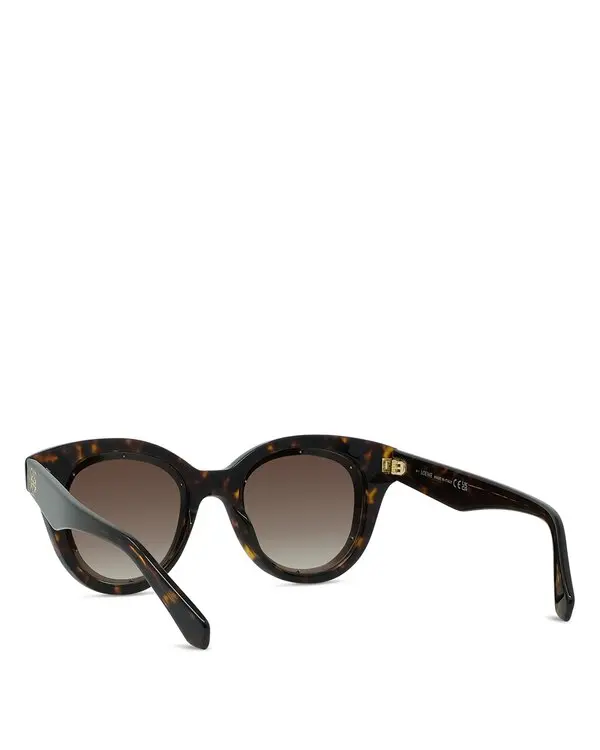 Loewe Round Sunglasses, 51.5mm - Classic Havana/brown