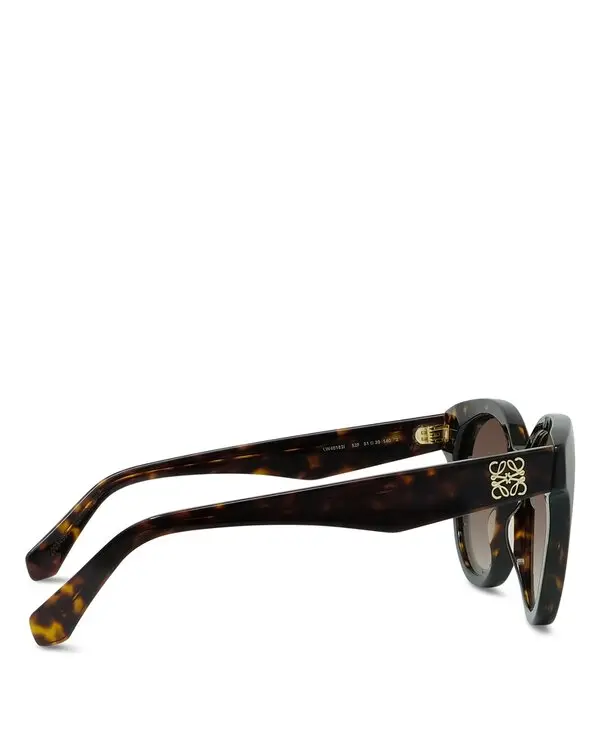 Loewe Round Sunglasses, 51.5mm - Classic Havana/brown