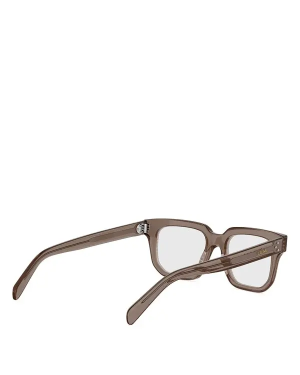 Celine Triomphe Cat Eye Eyeglasses - Shiny Transparent Brown