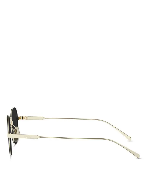 Celine Metal Round Sunglasses - Gold/solid Smoke Lens