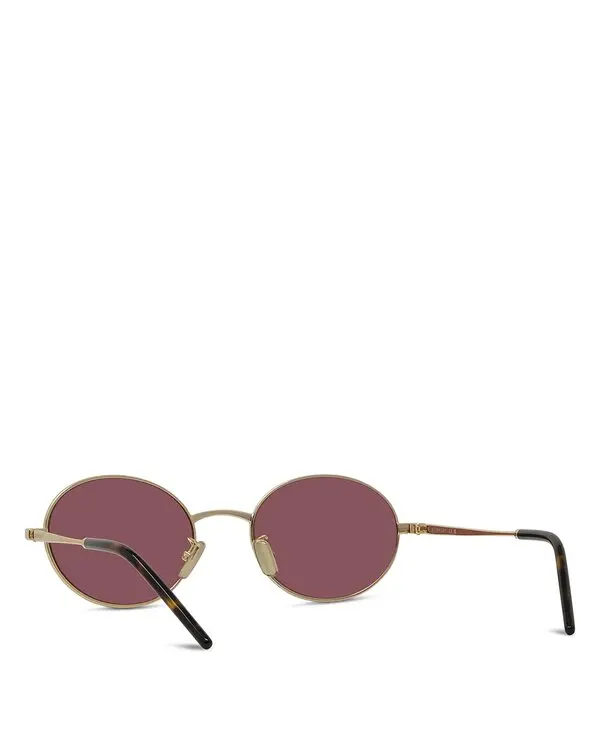 Givenchy Oval Sunglasses - Gold/violet