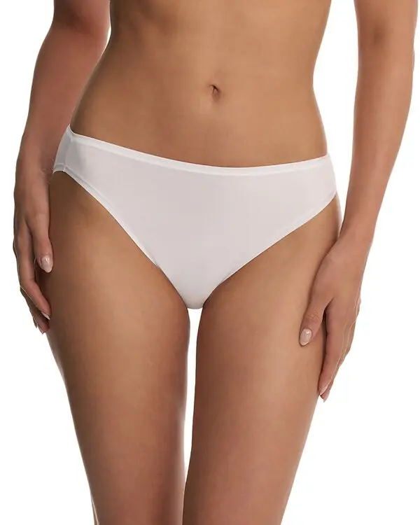 Natori Bliss Bare Cotton Bikini, Pack Of 3 - White