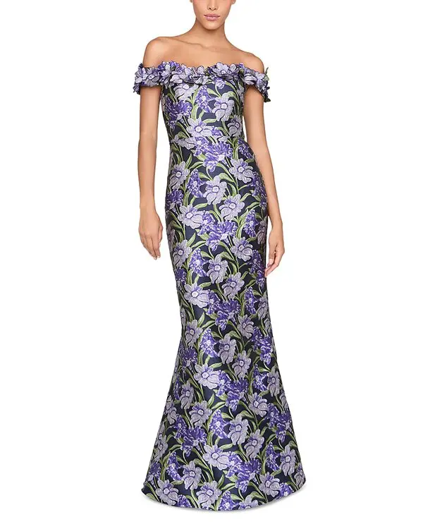 Theia Olyssia Off-the-shoulder Gown