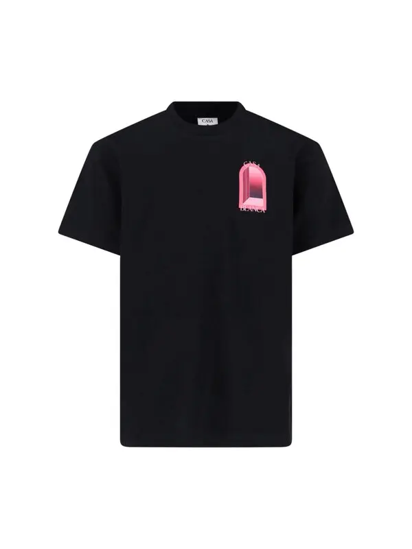 Casablanca L'arche' T-shirt - Black