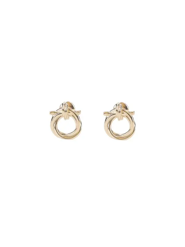 FERRAGAMO Gancio Rope Stud Earrings