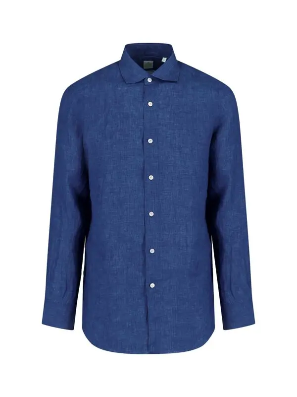 FINAMORE 1925 Gaeta' Shirt - Blue
