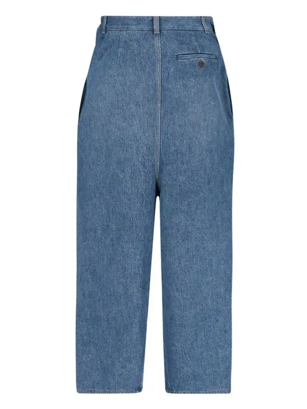 Loewe Draped Wide-leg Jeans