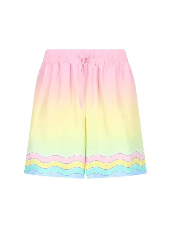 Casablanca For The Love Of Dance Silk Shorts - Multi
