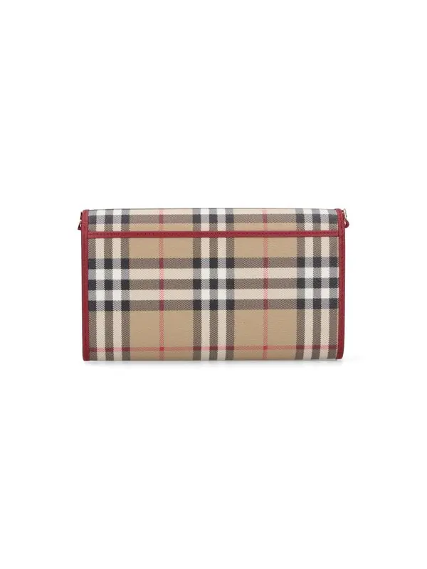 Burberry Check" Chain Wallet