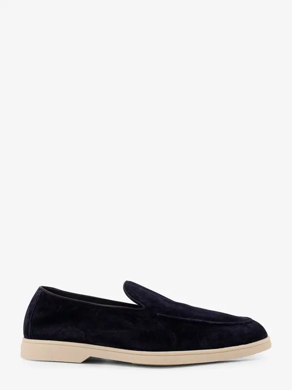 DOUCAL'S Reverse Suede Loafers - Blue