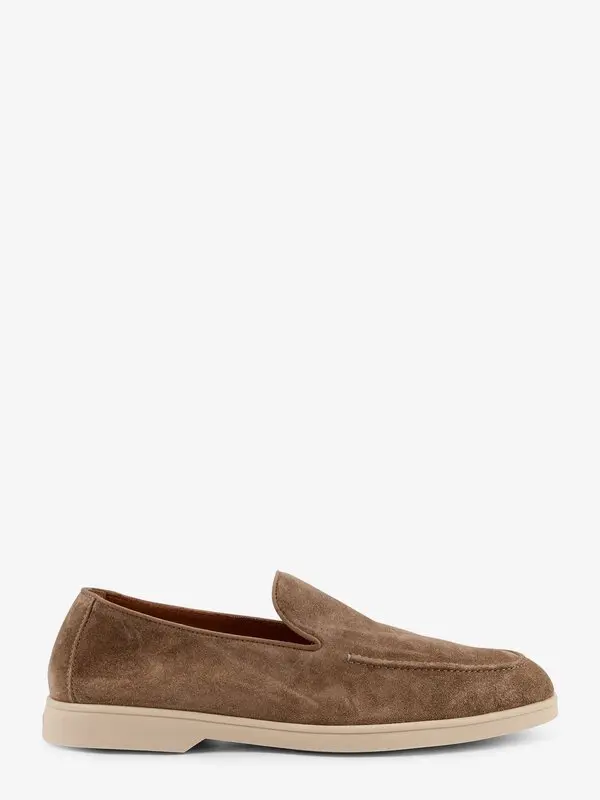 DOUCAL'S Reverse Suede Loafers - Beige