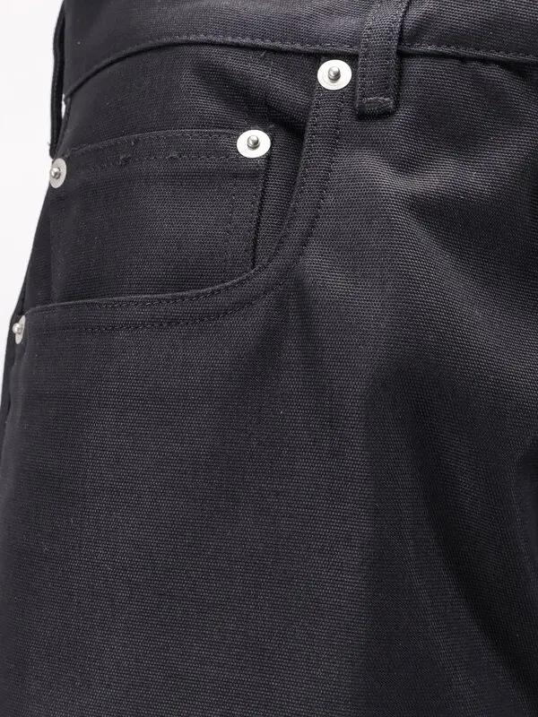 Rick Owens Geth Certified Cotton Blend Pants - Black