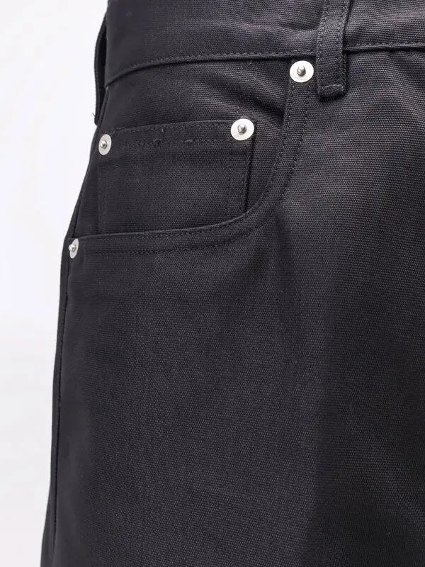 Rick Owens Geth Certified Cotton Blend Pants - Black
