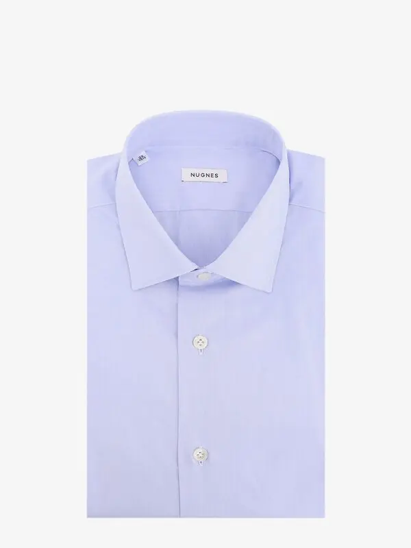 NUGNES 1920 Cotton Shirt - Blue