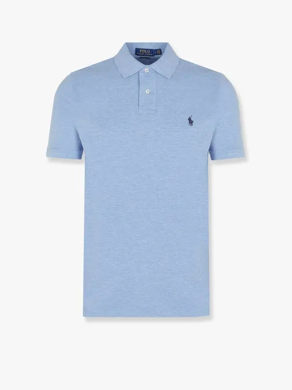 Polo Ralph Lauren Cotton Polo Shirt With Embroidered Logo On The Front