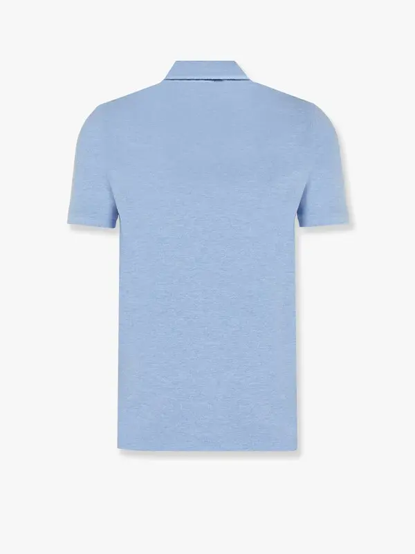 Polo Ralph Lauren Cotton Polo Shirt With Embroidered Logo On The Front
