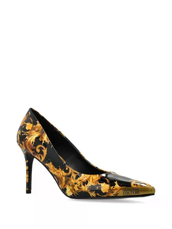 Versace Scarlett Patterned Pumps