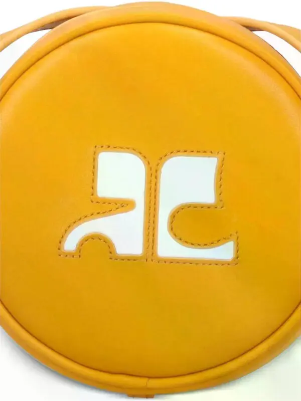 COURREGES Reedition Circle Shoulder Bag - Yellow
