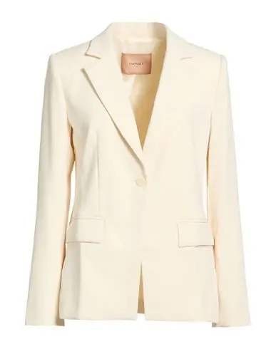TWINSET Single-breasted Blazer - White