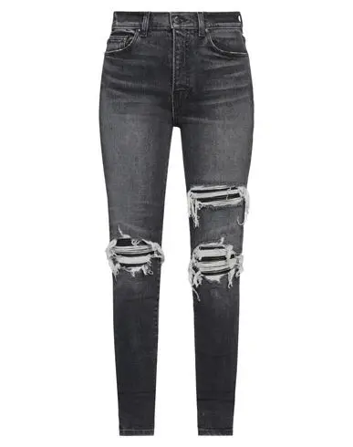 Amiri Skinny Fit Cotton Jeans With Distressed Details