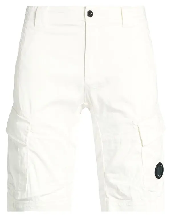 C.P. COMPANY Cargo Shorts - White