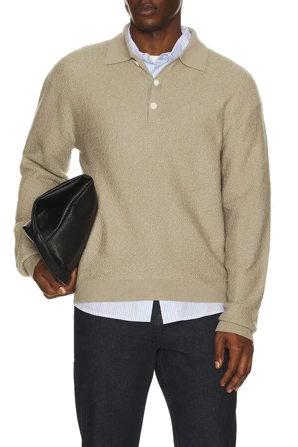 FRAME Polo Sweater