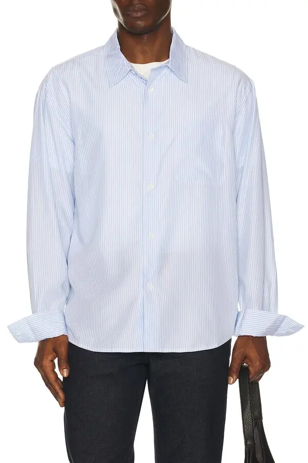 FRAME Relaxed Shirt In Blue