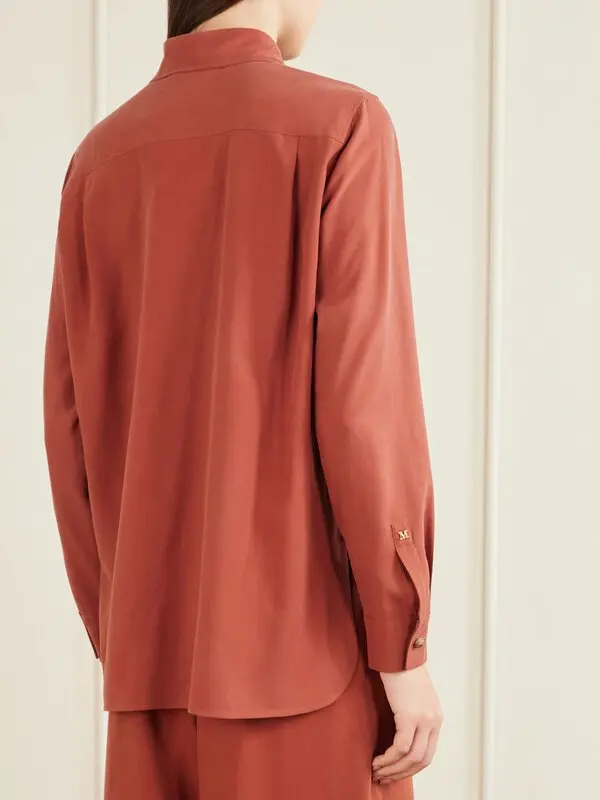 Max Mara Silk Shirt - Red