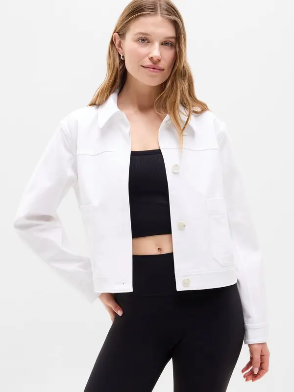 Athleta Skyline Chore Jacket - Bright White