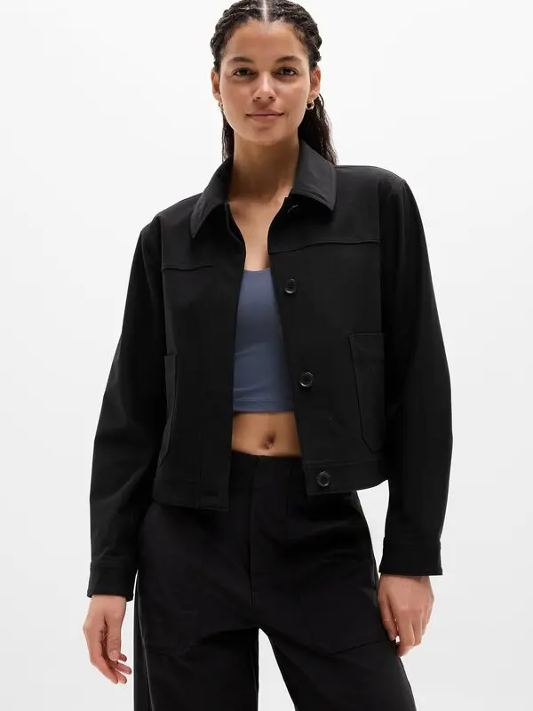 Athleta Skyline Chore Jacket - Black