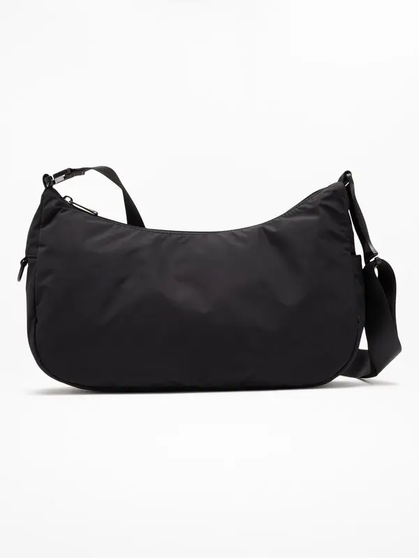 Athleta Anytime Crescent Crossbody - Black