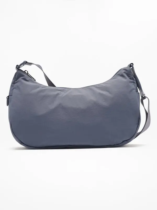 Athleta Anytime Crescent Crossbody - Slate
