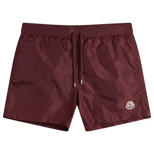Moncler Nylon Swim Shorts - Red