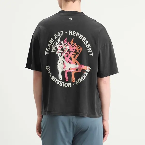 REPRESENT 247 Torch Crop T-shirt