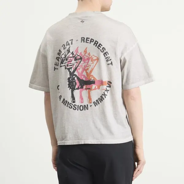 REPRESENT 247 Torch Crop T-shirt